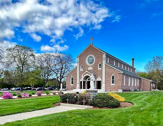 St. Anthony of Padua Parish adds another layer of architectural beauty to a town already overflowing with it.