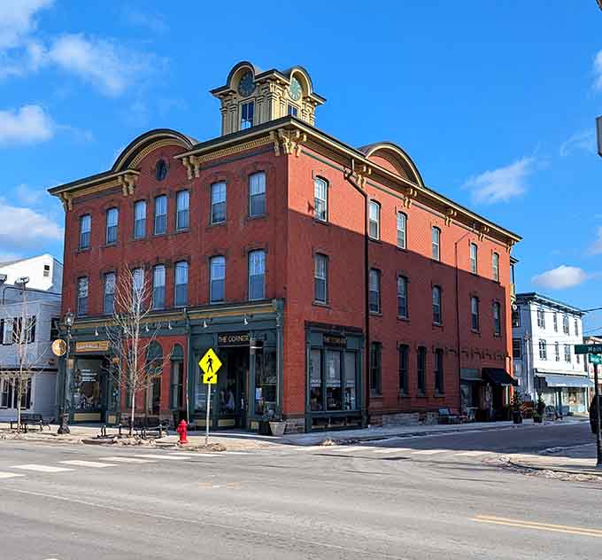 That gorgeous red brick corner building has witnessed countless meals and memories since long before we were born here.