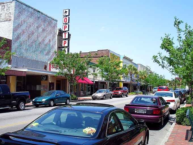 The vintage Sopip sign glows with retro charm that makes you nostalgic for decades you might not have even lived through.