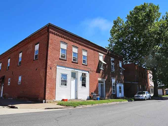 Solid brick construction and tree-lined streets create the kind of neighborhood where everyone still knows their neighbors' names.