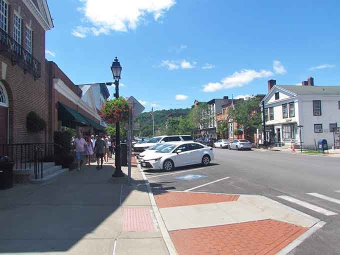 Cooperstown's downtown offers tree-lined streets perfect for strolling, with friendly shops and restaurants waiting to welcome you inside for exploration.