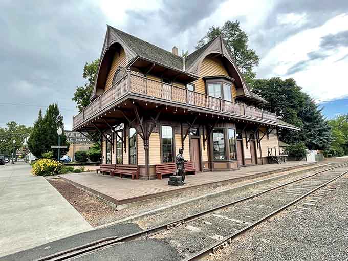This stunning Victorian depot is pure architectural poetry, with ornate details that remind us when train stations were built like cathedrals.