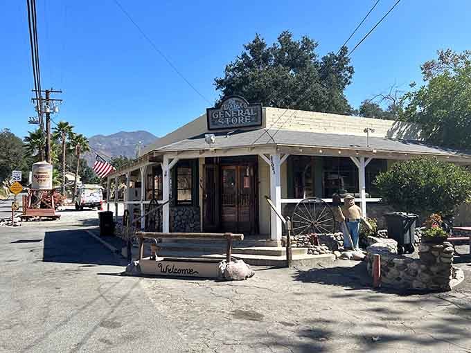 The welcoming porch and wagon wheel decorations invite you to step back to simpler times and slower days.