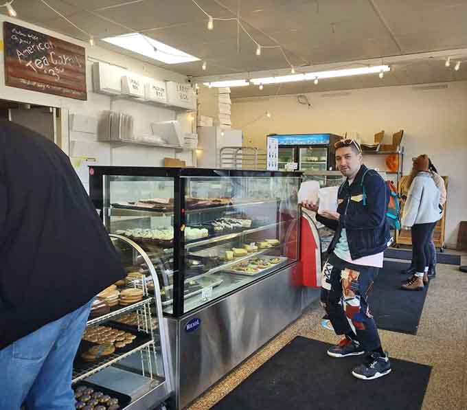 Real customers making real decisions about which donuts deserve a spot in their box and their immediate future plans.