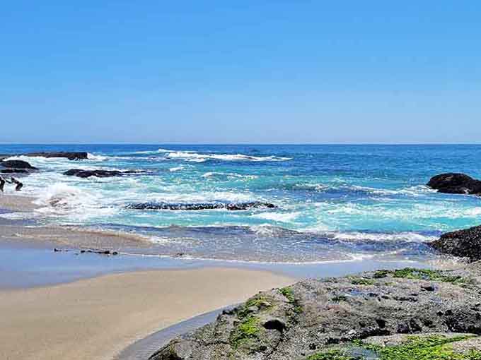 Water so clear and inviting, you'll forget you were planning to just dip your toes in.