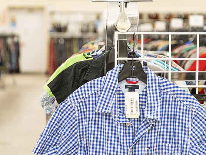 Shirts in every color and pattern imaginable prove that building a wardrobe doesn't require emptying your savings.