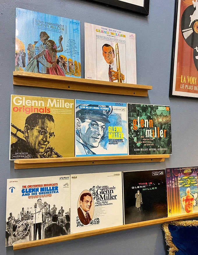 Glenn Miller's orchestra still swings from these shelves, waiting to transport you back to another time.