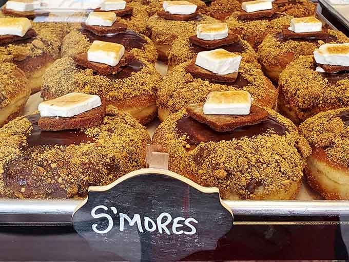 S'mores donuts bring campfire memories indoors, minus the mosquitoes and questionable ghost stories told badly.