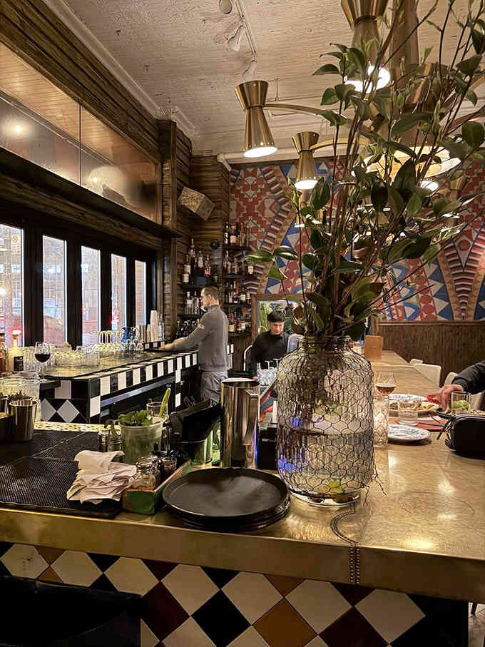 Behind every great meal is a team working in a space that looks like it was designed by someone's wildly creative fever dream.