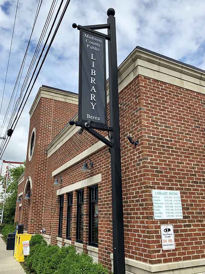 The library stands as proof that small towns still value books, knowledge, and quiet places to escape.