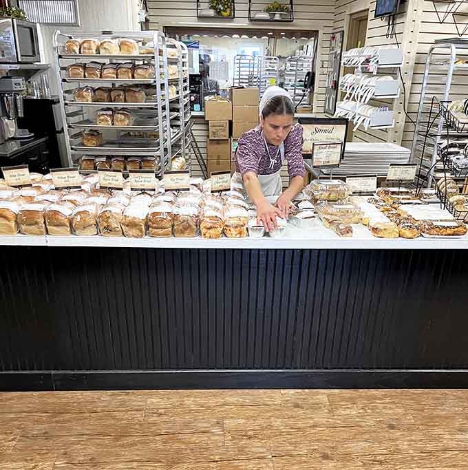 Behind every great bakery is someone who starts work before the roosters and never complains about flour everywhere.
