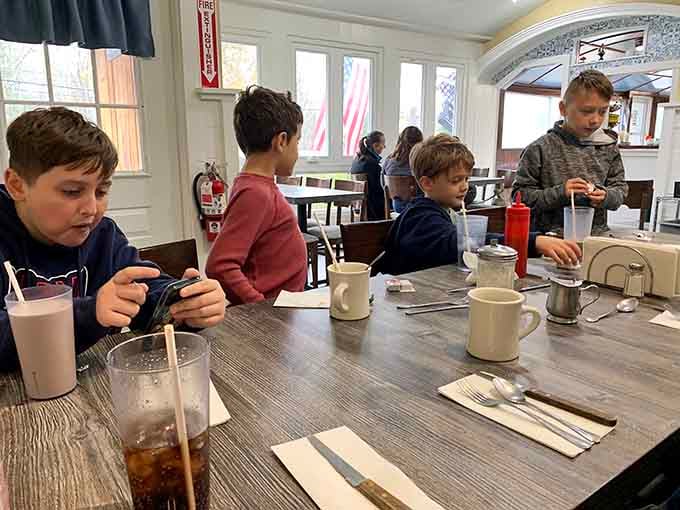 When the kids are this focused on their breakfast, you know the food's doing something right at the table.