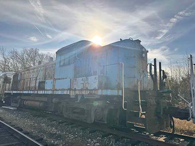 Even the weathered equipment tells stories of decades spent serving passengers along these historic rails.