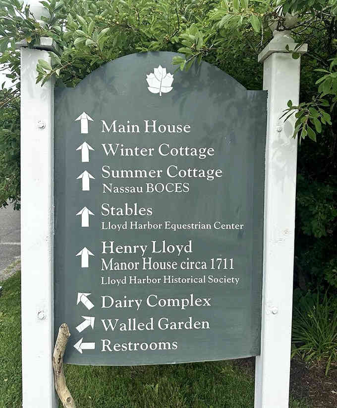 This map reveals 1,500 acres of possibilities, each trail promising its own quiet adventure and discovery.