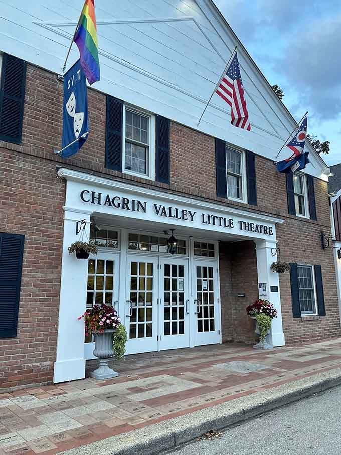The Little Theatre's classic white doors welcome audiences into a space where community and culture have intersected for decades.