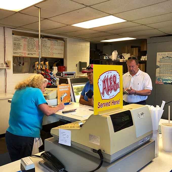 Friendly faces taking your order with efficiency that comes from years of perfecting the dance.