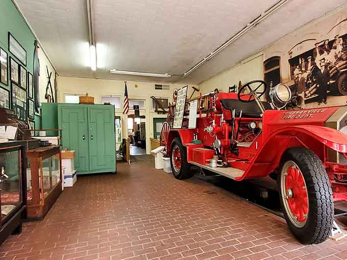 The Historical Society preserves Cherryville's past with vintage fire trucks and artifacts that actually matter to locals.