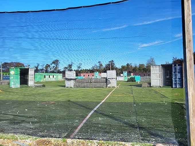 Behind the netting lies an adventure zone where paintball warriors can channel their inner action hero without Hollywood's budget.
