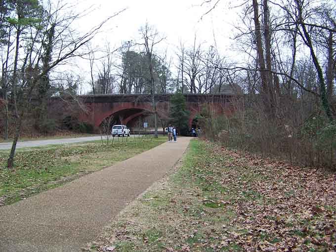 Walking paths invite you to stretch your legs and experience the landscape at an even more leisurely pace.