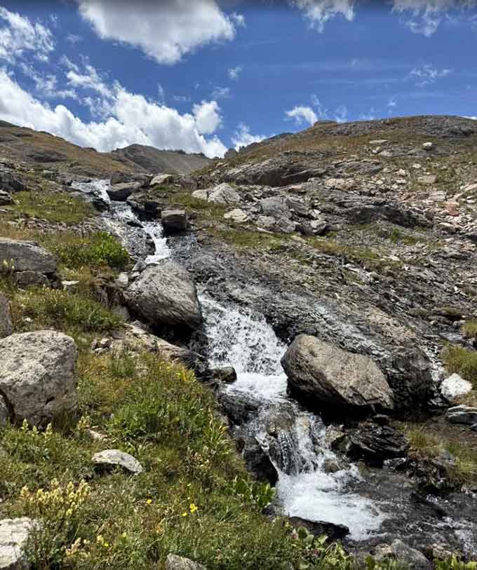 Mountain streams providing the soundtrack to your hike, better than any playlist you've got on your phone.
