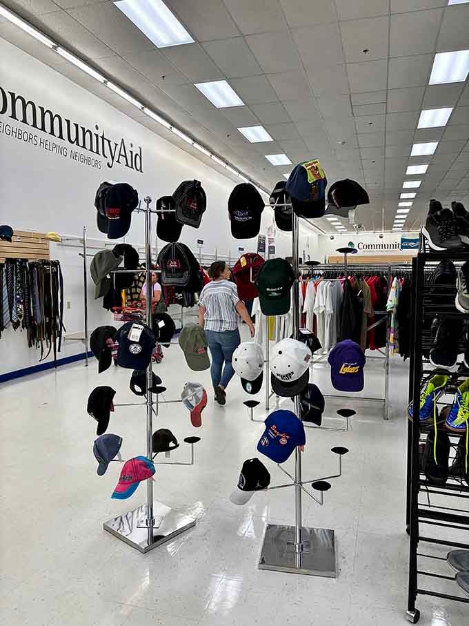 Baseball caps to winter beanies cover every head size and style preference at prices that defy logic.