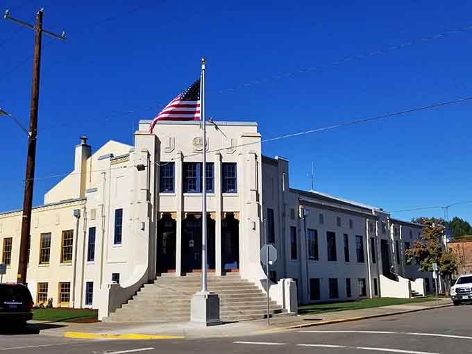 The Cottage Grove Armory stands as a reminder that some architecture knew how to make a statement without shouting.