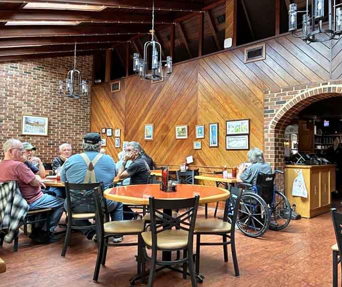 Real diners enjoying real food in a space that feels like home, just with better cooking.
