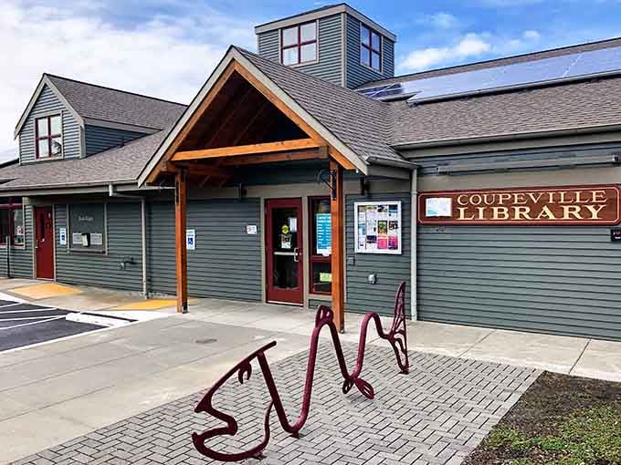Coupeville Library proving that small-town doesn't mean small-minded, just cozier and more welcoming than those big-city branches.