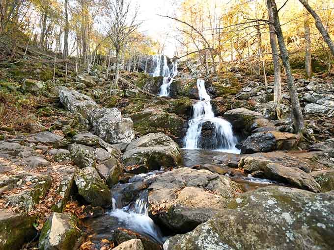Multiple cascades tumbling over ancient rocks create a waterfall show that never gets old, no matter how many times you visit.