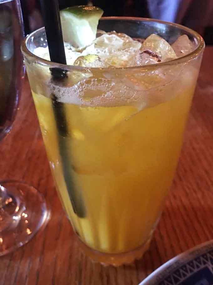 Golden citrus cocktails with cucumber ribbons make you feel fancy even if you're wearing yesterday's jeans.
