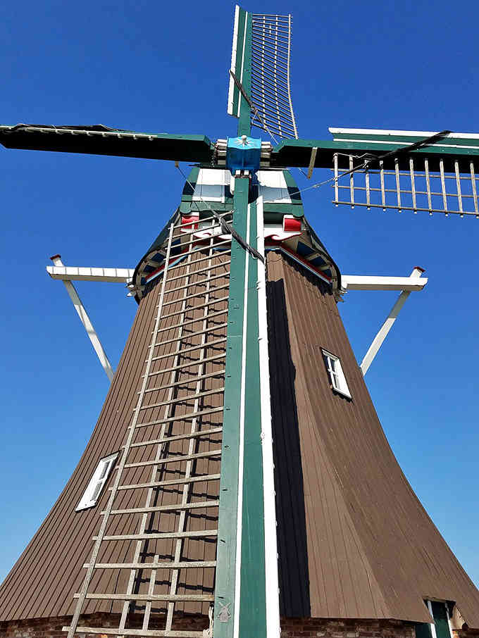 Looking up at those massive blades against blue sky &ndash; now that's what engineering dreams are made of.