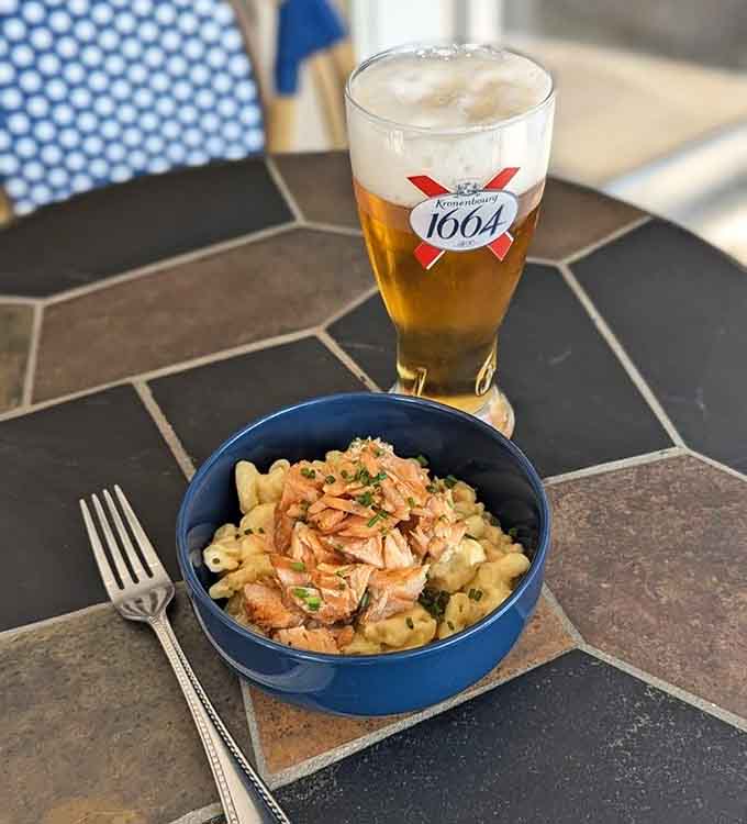 Mac and cheese gets elevated with fresh herbs, because even comfort food deserves a little class.