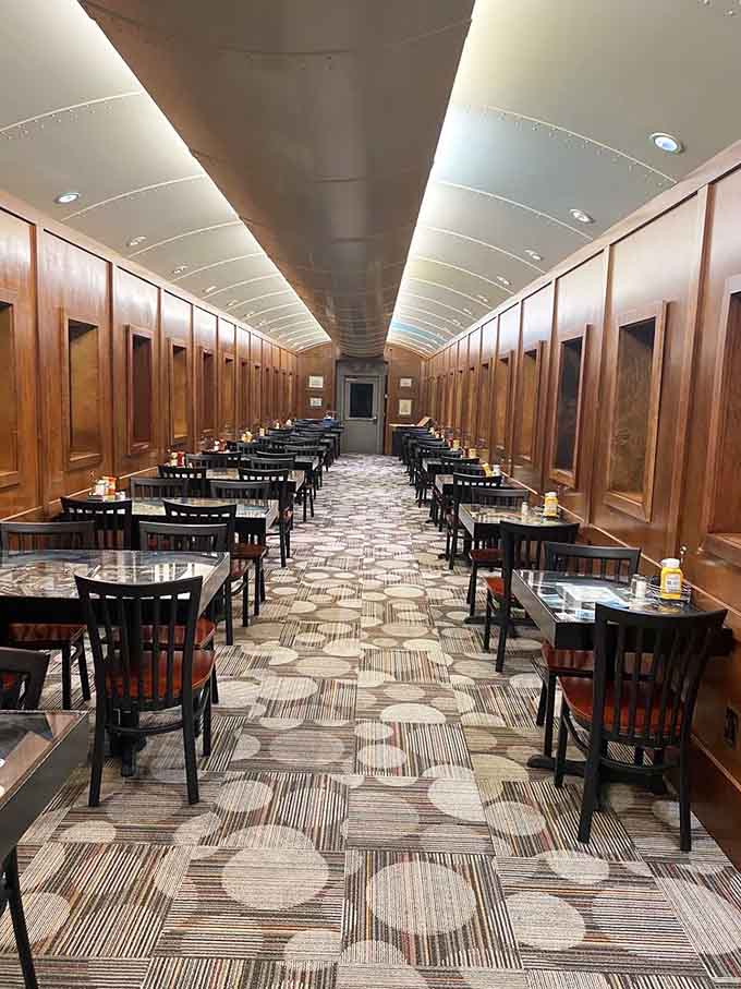 Dining inside an actual train car feels like traveling first class without ever leaving Baldwin County.