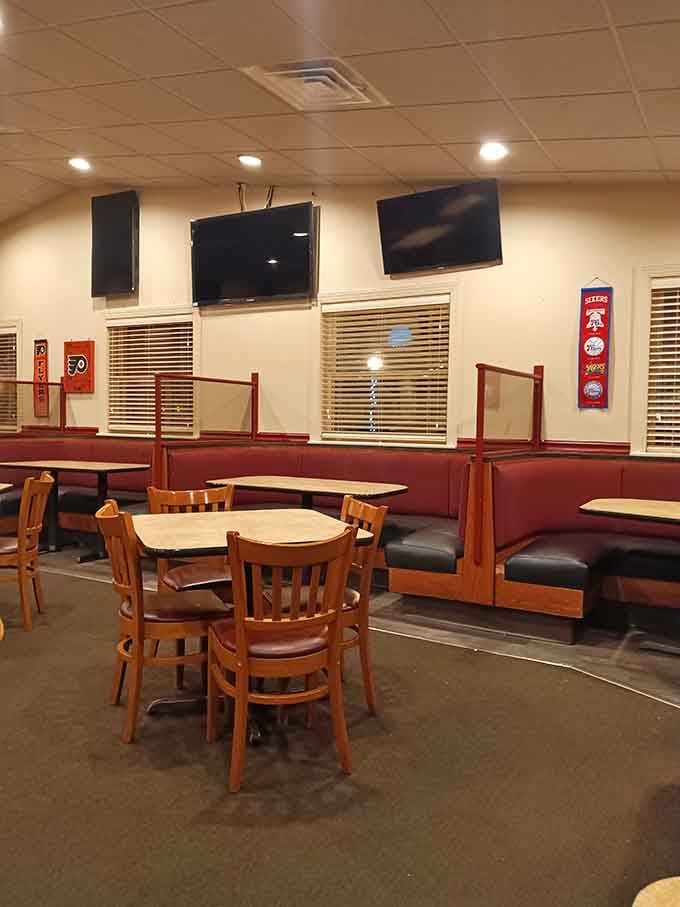 Multiple TVs ensure you'll never miss a crucial play, while the spacious layout gives everyone room to celebrate (or commiserate) properly.