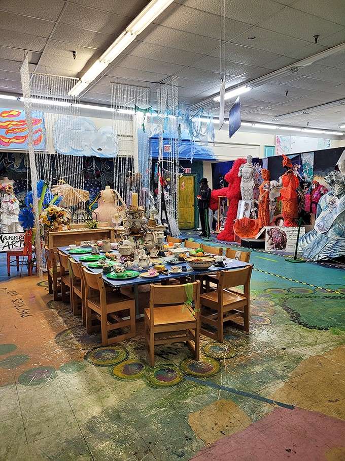Every angle reveals another layer of creative chaos that somehow makes perfect, beautiful, whimsical sense together.