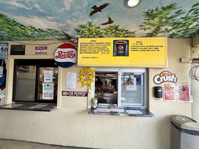 Push the button, place your order, and let the magic happen. Old-school service never goes out of style.