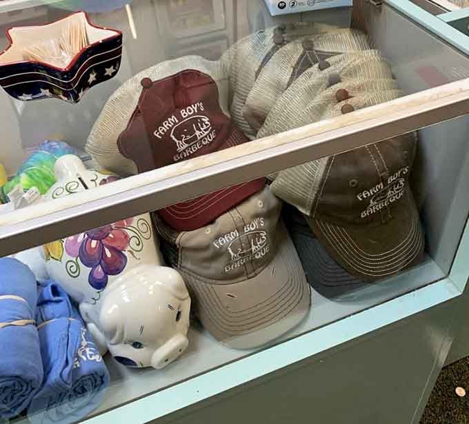 Branded merchandise for those who want to advertise their excellent taste in barbecue joints everywhere.