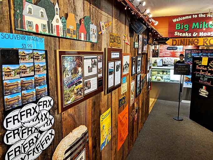 The walls tell stories of South Philly pride meeting Endless Mountains charm in the best possible way.