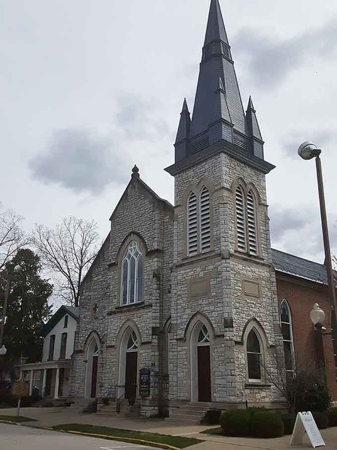 Stone church spires reaching skyward with the kind of architectural confidence that never goes out of style.