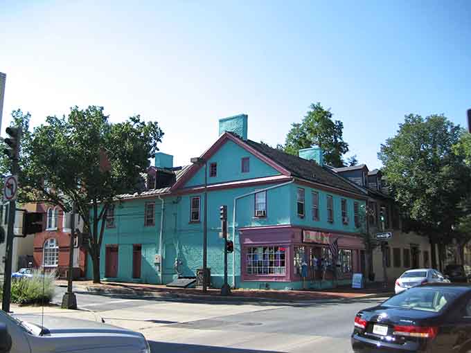 Frederick's colorful storefronts add personality to every street corner, making window shopping an actual destination rather than filler activity.