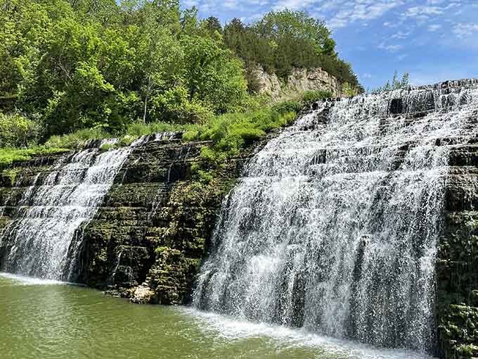 Thunder Bay Falls cascades with the kind of natural beauty that makes you wonder why you ever needed a vacation.