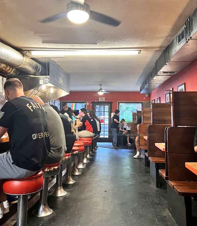 When the place is packed like this, you know you've found something special worth waiting for.