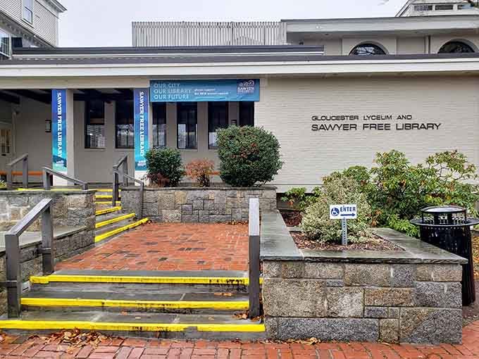 Sawyer Free Library proves that small town libraries can be architectural gems worth visiting even without overdue books.