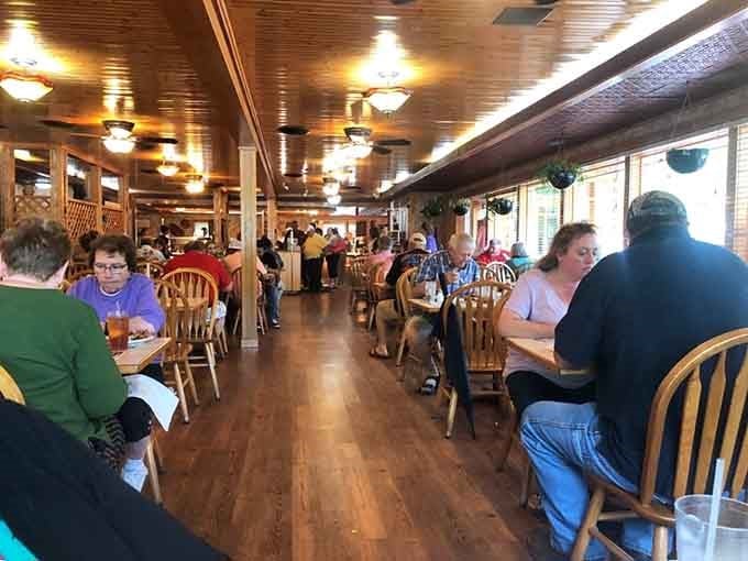 A dining room full of happy people is the best advertisement any restaurant could ever ask for, honestly.