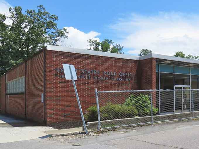The Post Office serves as a community hub where neighbors still stop to chat about weather.