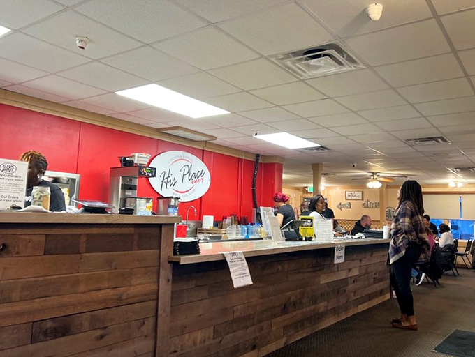 The counter where dreams are ordered and delicious reality is served with a smile and genuine hospitality.