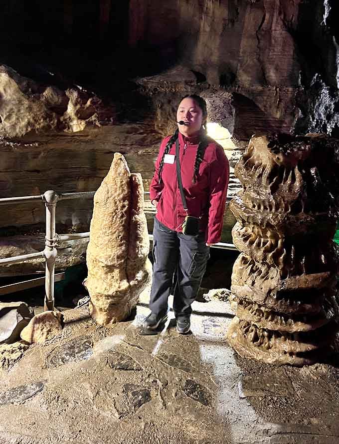 Your guide explaining how water created all this beauty, one patient drop at a time over millions of years.