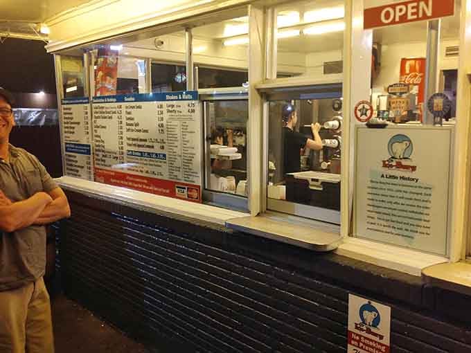 The order window where dreams are spoken and delicious reality is delivered, one burger at a time since 1952.