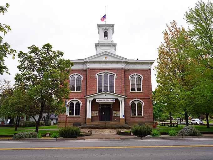 City Hall's clock tower and symmetrical windows prove that government buildings used to understand the importance of looking absolutely magnificent.