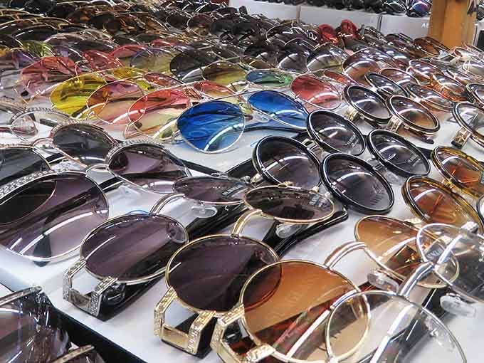 Sunglasses in every conceivable shape and color prove that eye protection can be both practical and stylish.